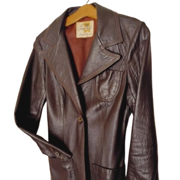 imperial | Jackets & Coats | Vintage Imperial Womens Leather Jacket ...